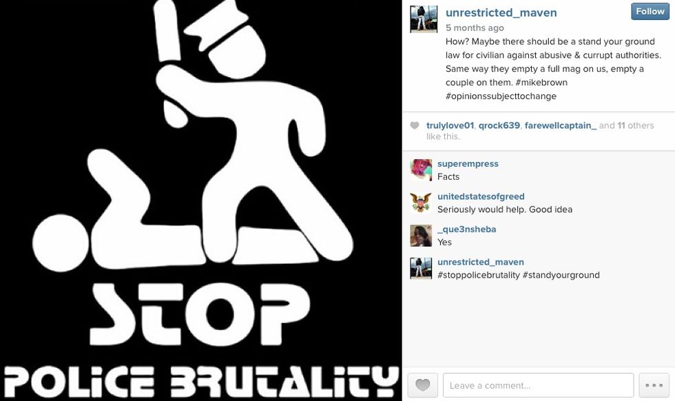 Chilling Anti-Police Posts Found on Instagram Account Believed to ...