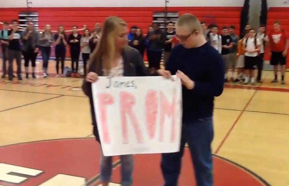 Girl's Prom Proposal to Classmate With Down Syndrome Will Absolutely ...