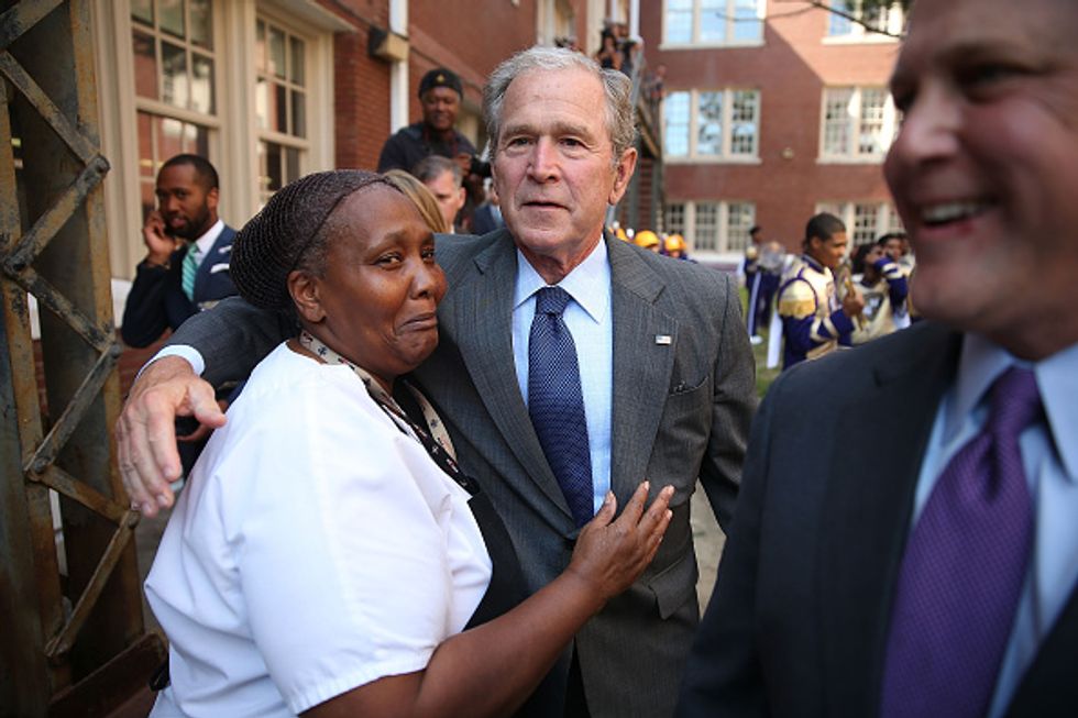PHOTOS: George W. Bush Returns to New Orleans 10 Years After Katrina ...
