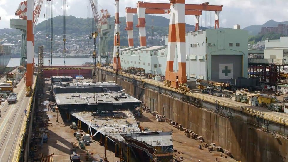 Watch A Cruise Ship Get Built from the Ground Up in Incredible Time ...
