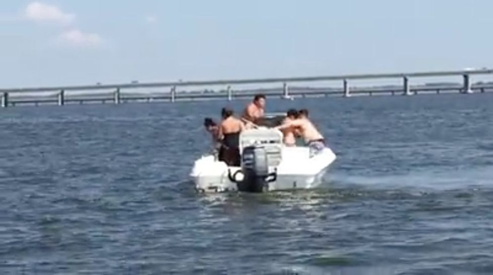 Witnesses Watch in Horror as Apparent Drunken Fight Breaks Out on ...