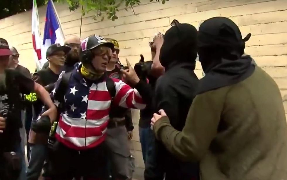 Left-versus-right fighting similar to 'things that happened before the ...