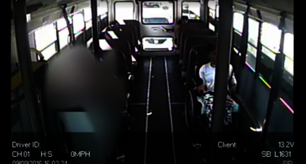 Watch: Disturbing video shows bus driver neglecting disabled teen whose ...